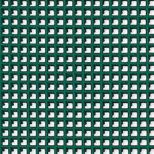 IncStores 5/8 Inch Thick Outdoor Basketball Court Flooring | Build The Ultimate Space for Basketball, Tennis, and More with Weatherproof Plastic Floor Tiles | Evergreen, 1 Tile