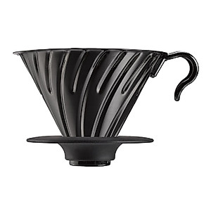 Hario V60 Metal Coffee Dripper, 02 Matte Black