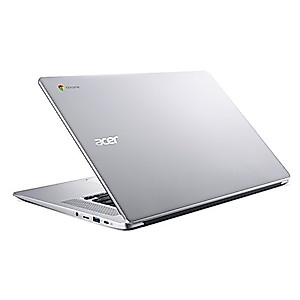Acer Chromebook 15, Intel Celeron N3350, 15.6" Full HD Touch, 4GB LPDDR4, 32GB Storage, Google Chrome, Pure Silver, CB515-1HT-C2AE, 15-15.99 Inches