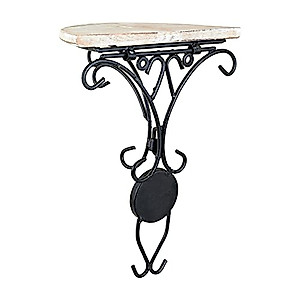 Floating Shelf Wall Mount | Foldable Wall Hanging Shelf | Wall Shelf | Rustic Wood Wall Shelf for Bedroom Living Room Kitchen | Wall Decor Storage Shelf | Hanging Plant Shelf | Farmhouse Décor