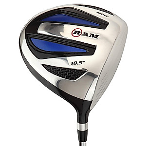 Ram Golf EZ3 Mens Steel Wood Set - Driver, 3 & 5 Wood - Headcovers Included