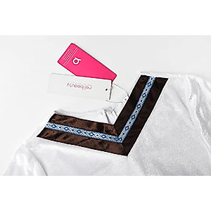 ReliBeauty Boys Saint Joseph Costume Shepherd Costume Saint Costume for Kids with Vest and Headpiece,150