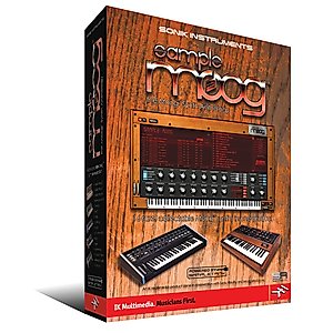 SAMPLE MOOG THE MOOG SYNTH ANTHOLOGY SOFTWARE