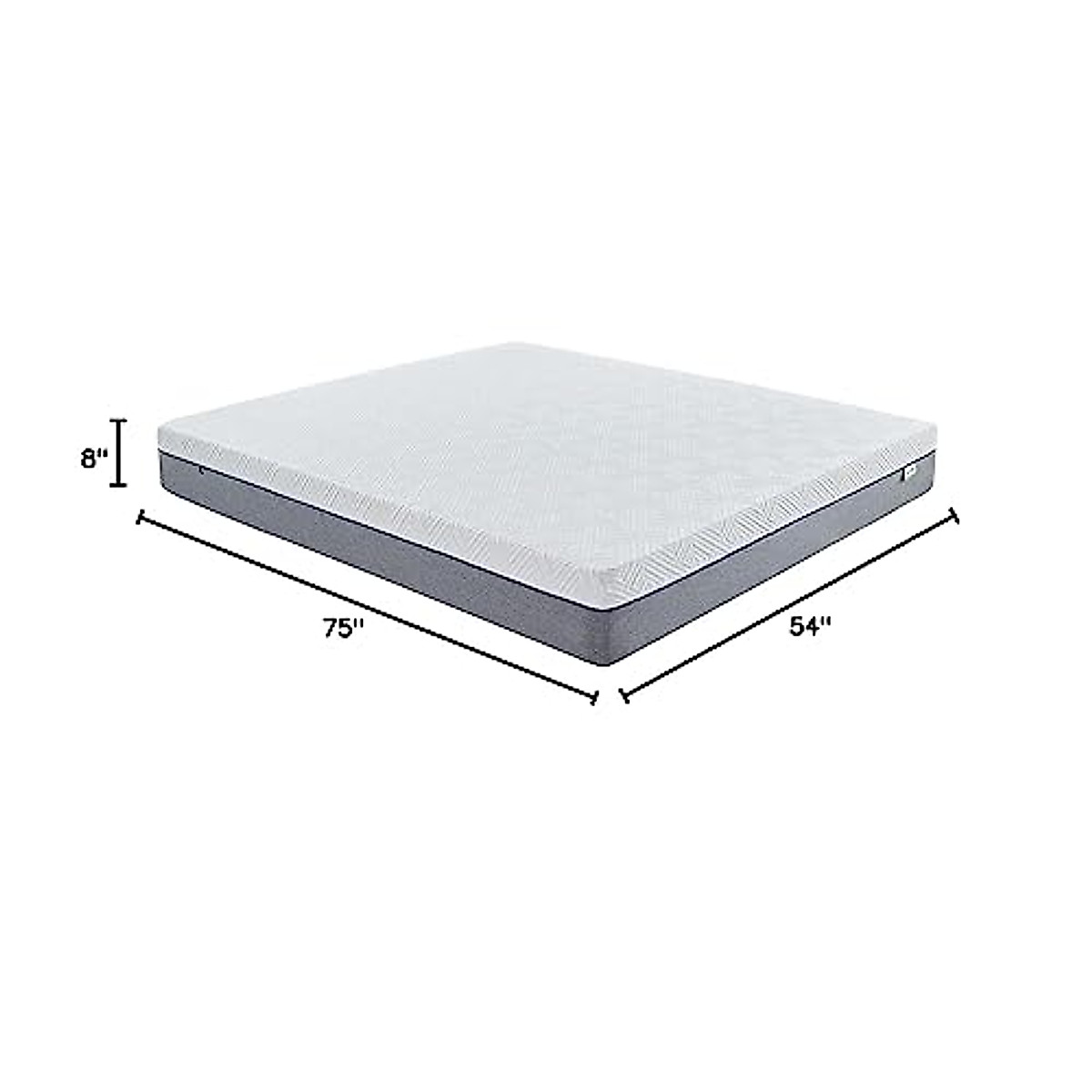 Novilla Full Size Mattress, 8-Inch Gel Memory Foam Mattress for Pressure Relief, Enhanced Support & Plush Comfort, Full Bed in a Box, Bliss