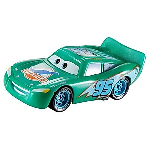 Disney Car Toys, Color Changers, Dinoco Lightning McQueen (Green to Blue) Vehicle