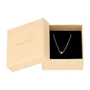 Tiny Gold Zirconia Necklace - Dainty Bling Necklace - Diamond Necklace - Choker Necklace - Handmade - Minimalist Jewelry