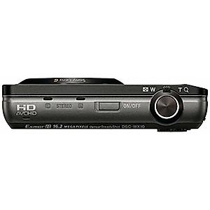 Sony DSC-WX10 Cyber-Shot 16.2 MP Exmor R CMOS Digital Still Camera with 7x Wide-Angle Optical Zoom G Lens and Full HD 1080/60i Video (Black)