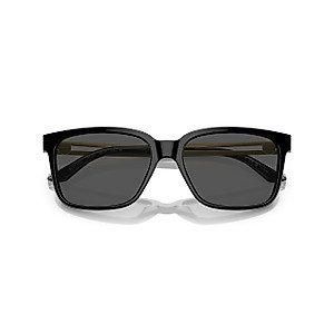 Versace Man Sunglasses Black Frame, Grey Lenses, 58MM