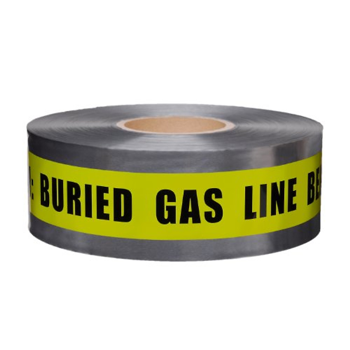 Swanson Tool Co DETY31005 3 inch by 1000 Foot 5 MIL Detectable Safety Tape"Caution Buried Gas Line Below" Yellow with Black Print