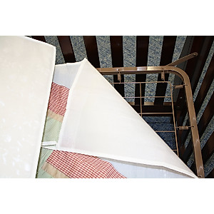 Colgate Crib Mattress and Dust Ruffle Protector - Waterproof Pad Protects Mattress from Tears and Rust Stains