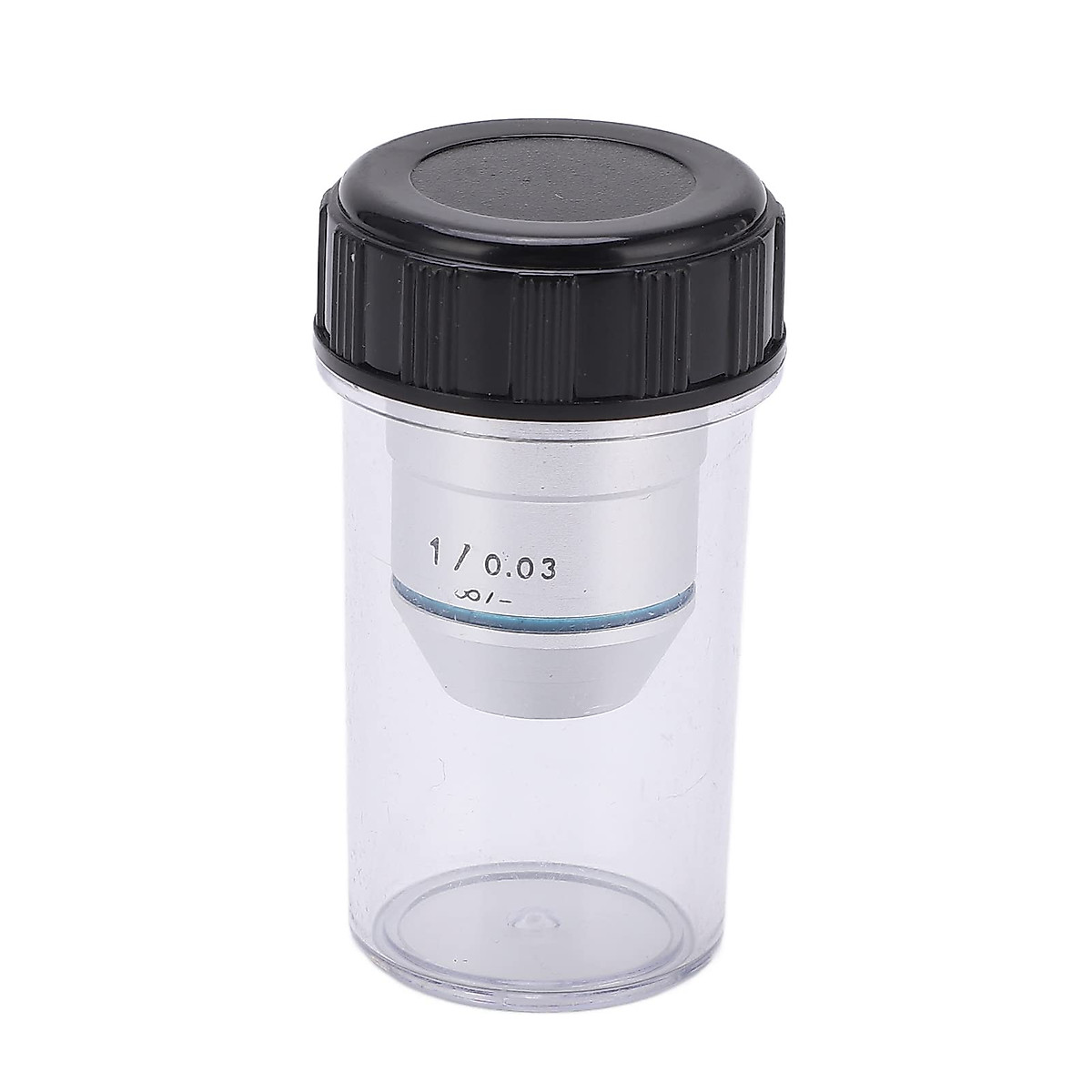 Hilitand Microscope Objective Lens,1X Biological Microscope Objective Lens, 195 Achromatic Objective Optical Glass Lens, Universal 20.2mm RMS Thread