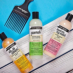 Aunt Jackie's Quench Moisture Intensive Leave-in Conditioner, Shea butter & Olive Oil, 12 Fl.Oz (374840) (Pack of 3)