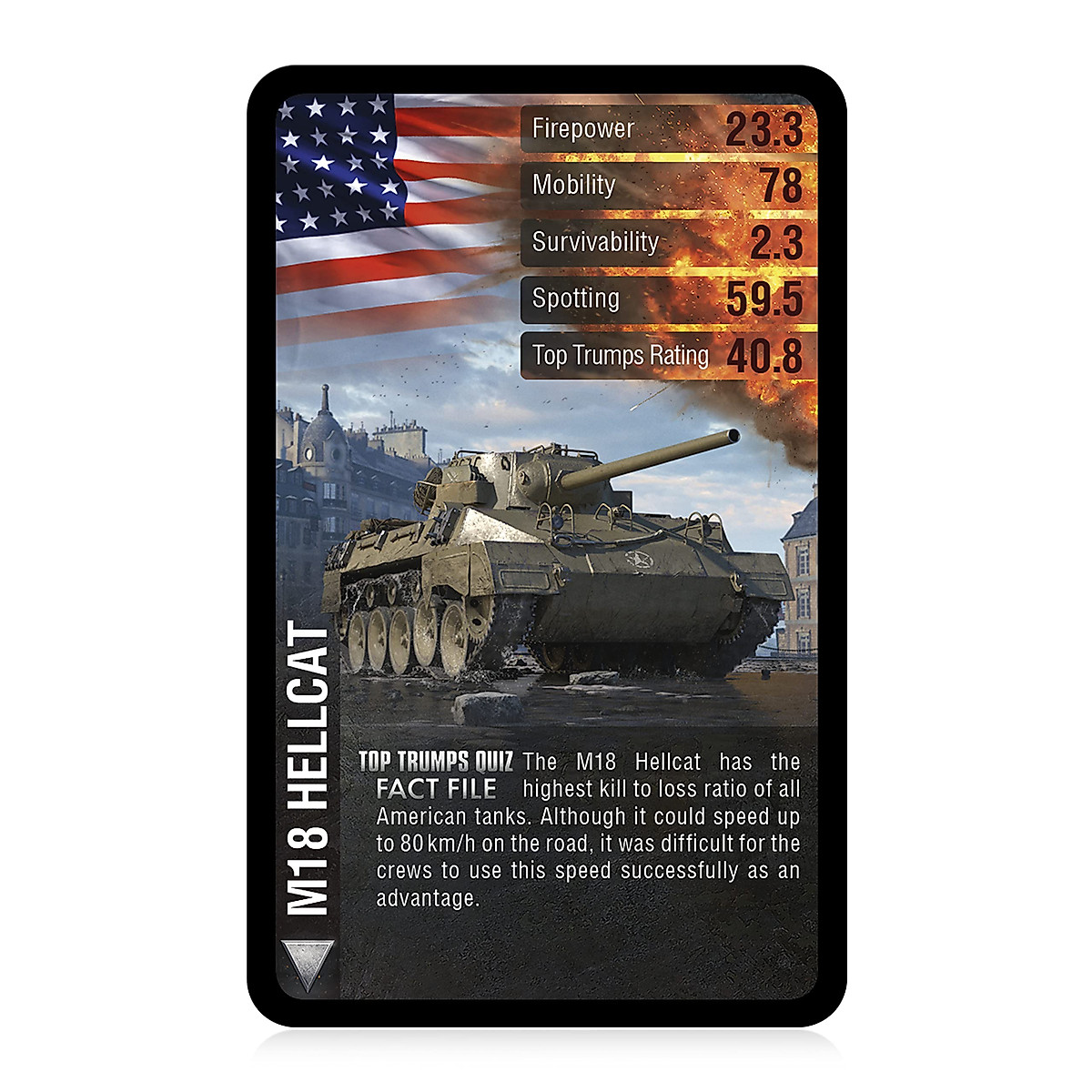 Top Trumps Card Game World of Tanks - Family Games for Kids and Adults - Learning Games - Kids Card Games for 2 Players and More - Kid War Games - Card Wars - for 6 Plus Kids