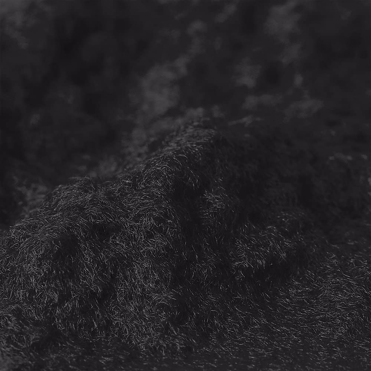 Black Nylon Flocking Fibers - 8 oz Bag