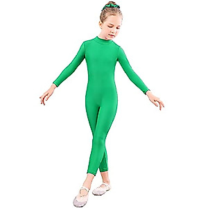 speerise Girls Gymnastics Leotards Long Sleeve Unitards for Toddler Ballet Leotards for Kids Costumes for Girls