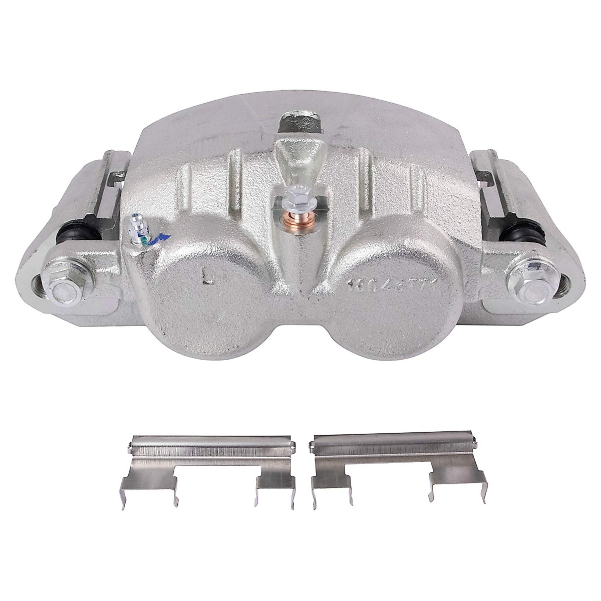 TRQ Rear Ceramic Brake Pad Performance Rotor & Caliper Kit Compatible with GM Dually