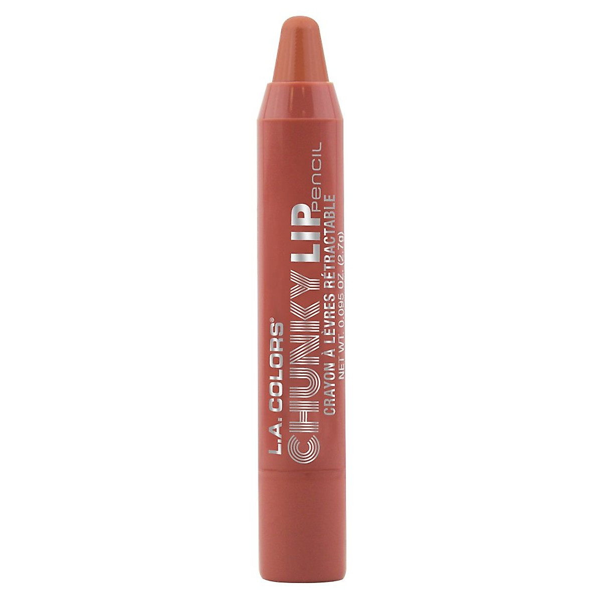 L.A. Colors Chunky Lip Pencil, Warm Caramel, 0.04 Ounce