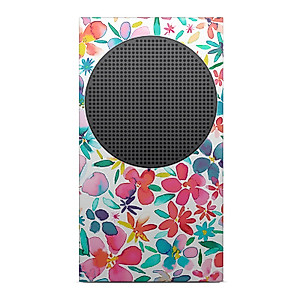 Head Case Designs Officially Licensed Ninola Colorful Petals Spring Art Mix Vinyl Sticker Gaming Skin Decal Cover Compatible With Xbox Series S Console