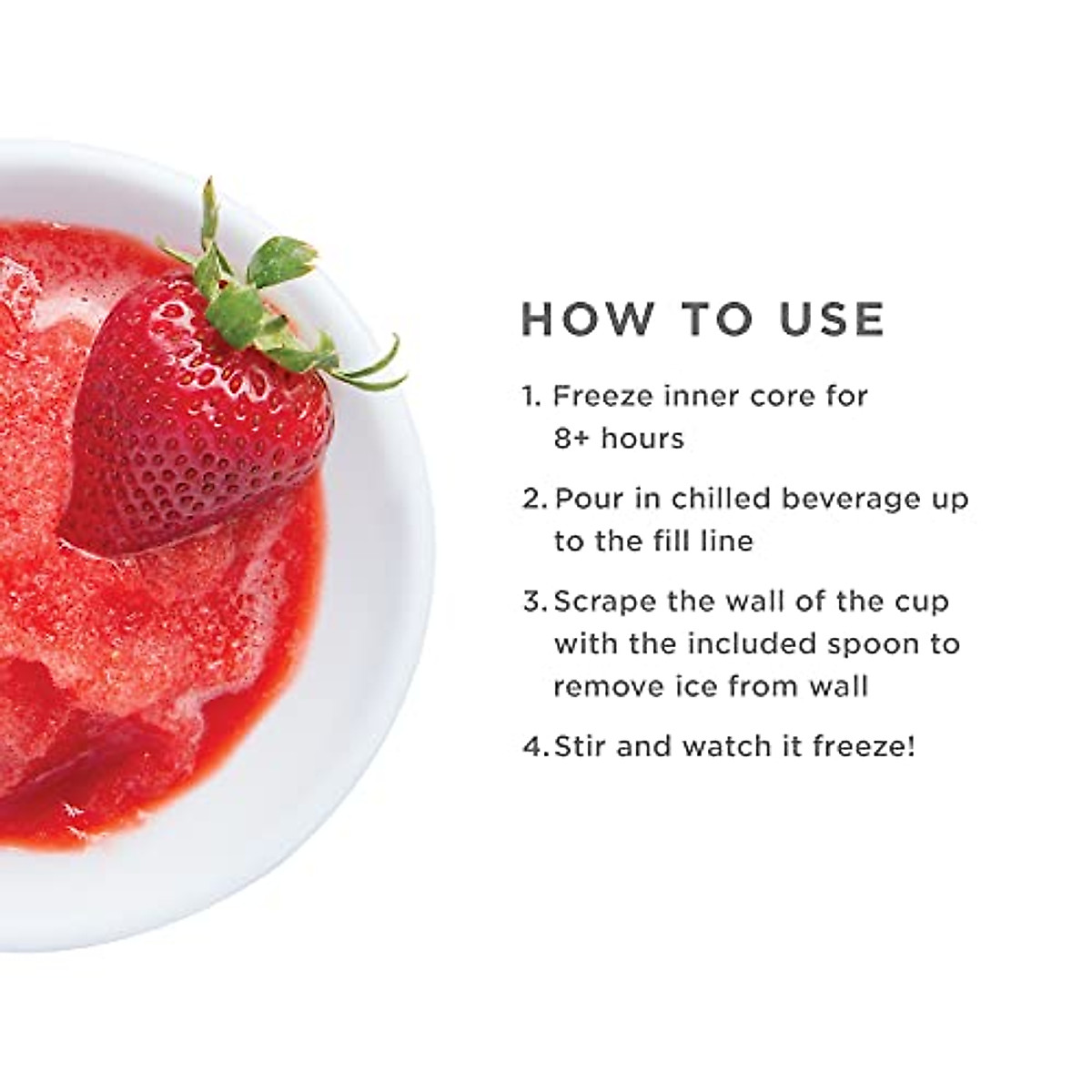 ZOKU Original Slush and Shake Maker, Slushy Cup for Quick Frozen Homemade Single-Serving Slushies, Fruit Smoothies, and Milkshakes in Minutes, BPA-free, Red