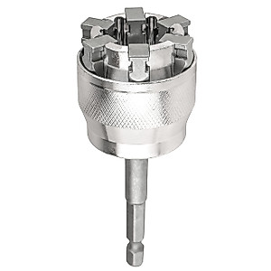 YAKAMOZ Adjustable Universal Socket Wrench Grip Adapter 10-19mm Hex Head Nuts and Bolts Driver Tool for 3/8" Drive Ratchet Torque Wrench and Power Drill