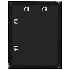 Americanflat 18x24 Poster Frame in Black - Composite Wood with Polished Plexiglass - Horizontal and Vertical Formats for Wall with Included Hanging Hardware