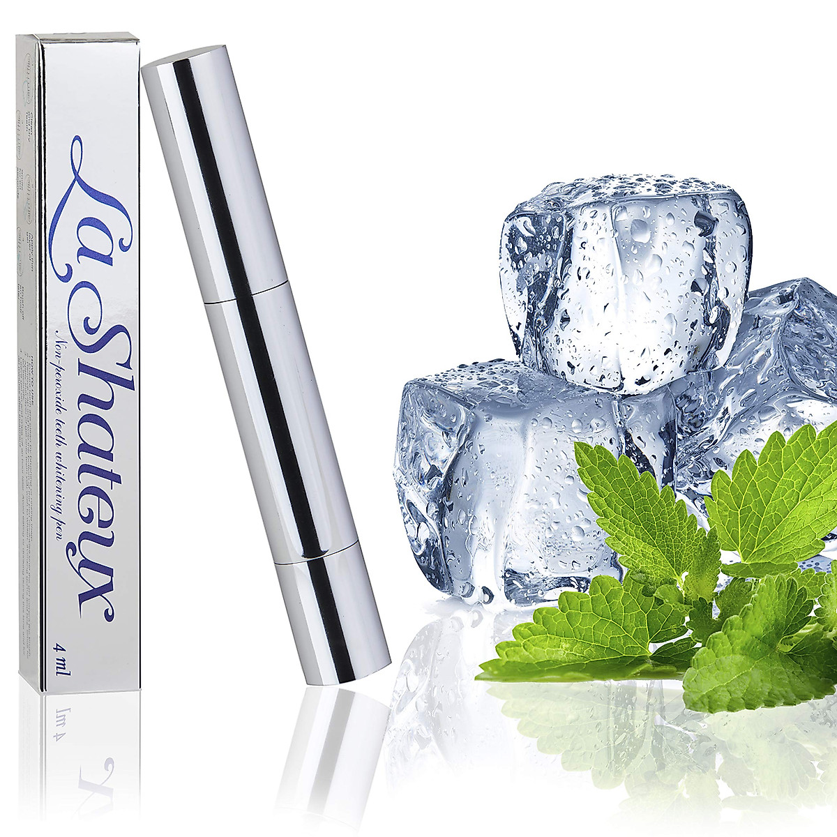 Premium Teeth Whitening Non Peroxide Formula Pen - 40+ Uses - No Sensitivity - Healthy Teeth Whitening - Snow White Teeth