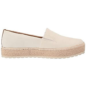 Dr. Scholl's Shoes Women's Sunray Espadrilles Loafer, White Canvas, 8.5