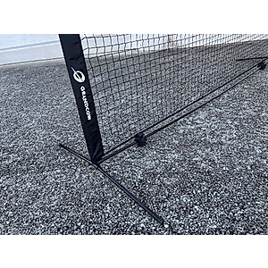 Portable Quick Set Mini Tennis Net 10ft for Padel Tennis net, Tennis net, Pickleball net on Driveway Backyards with Carrying Bag (10 ft)
