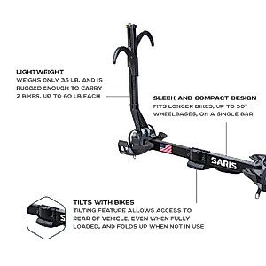 SARIS Superclamp Ex HD 2 Bike Hitch Car Rack