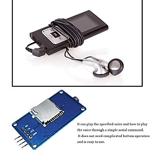 Ximimark 1Pcs YX5300 MP3 Music Player Module Voice Serial Port UART Control Module with TF Card Slot for Arduino/AVR/ARM/PIC