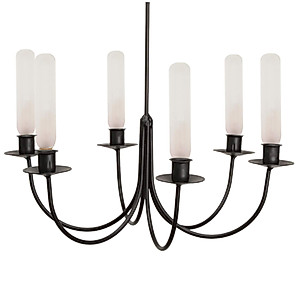 (6 Pack) Satco S3315 15W 120V T6 Frost E12 Candelabra Base Incandescent Light Bulb