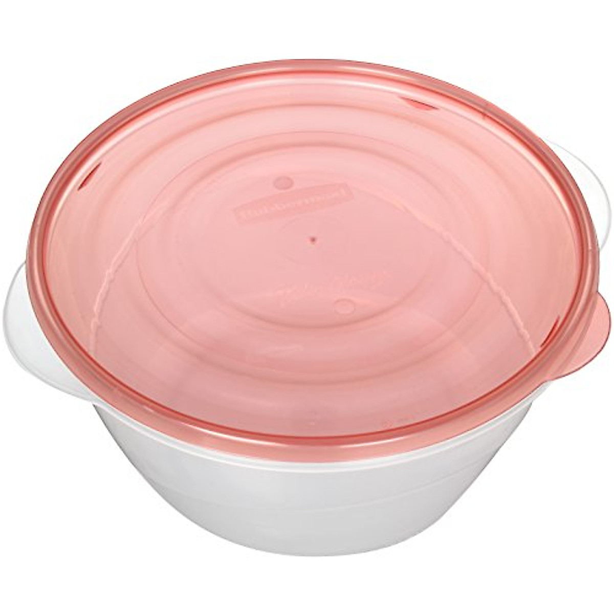 Rubbermaid Take Alongs Large Round Storage Container (Pack of 2) 15.7 Cups / 3.7 L - Red Top