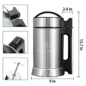 Infusion Buds Butter Infuser Machine- Herbal Butter Maker Machine | Herbal Butter & Oil Infuser Machine. Butter Machine | Includes Decarb Box and Tons of Accessories