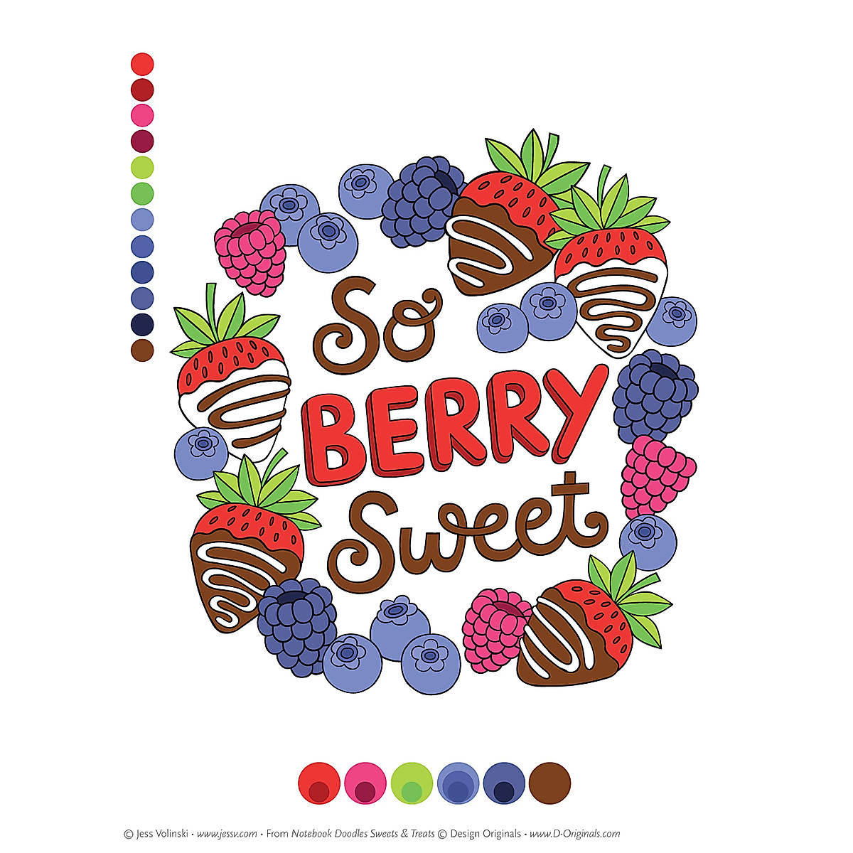 Notebook Doodles Sweets & Treats: Coloring & Activity Book (Design Originals) 32 Scrumptious Designs; Beginner-Friendly Empowering Art Activities for Tweens, on Extra-Thick Perforated Pages