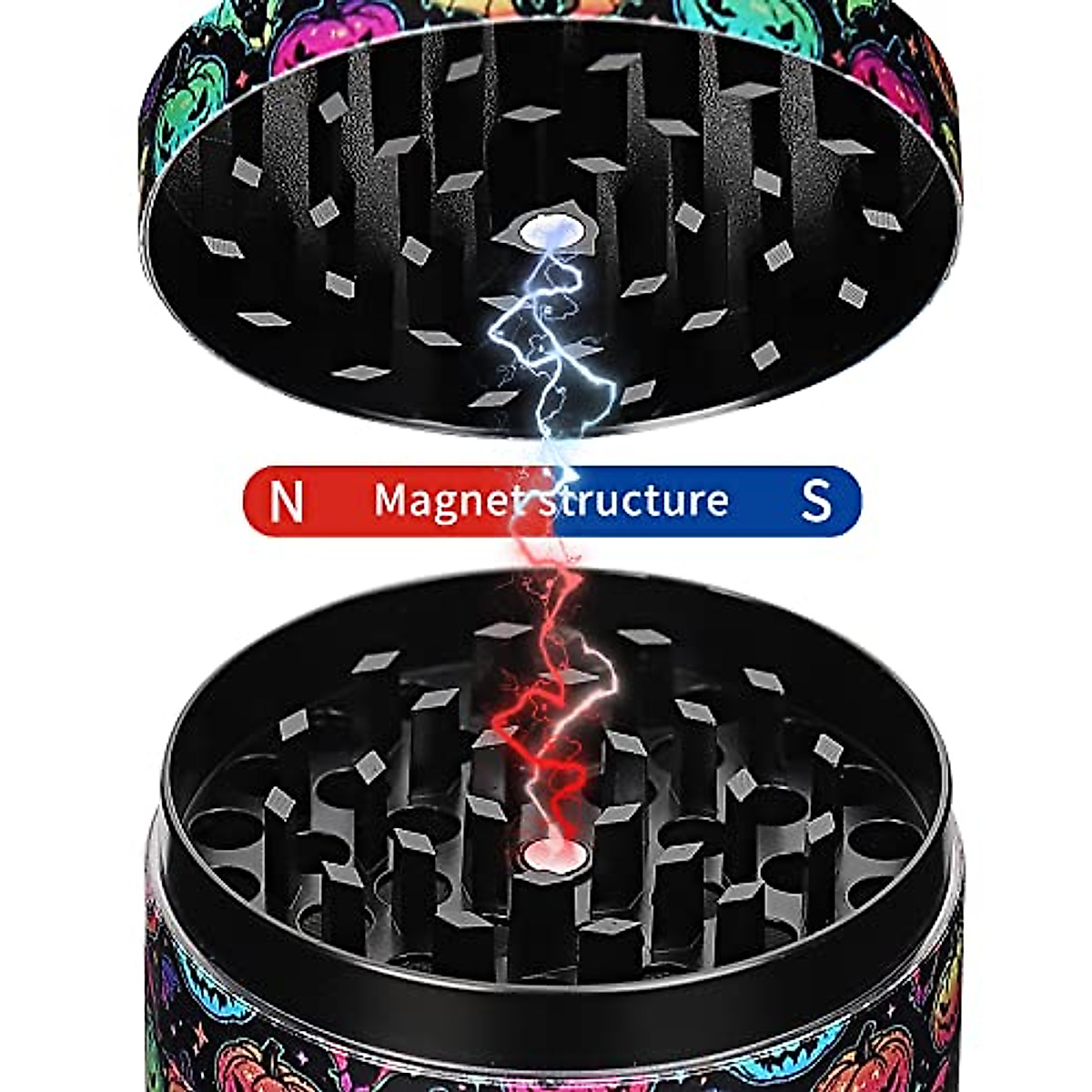 NEW Large Grinder 2.5 Inch-Pumpkin