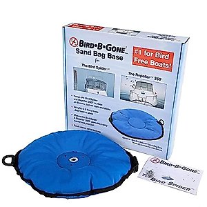 Bird B Gone BSBB-SB Repeller 360 Bird Repellent Base, White