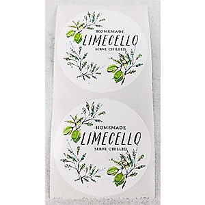 LIMECELLO LABELS - 2" ROUND CIRCLE - 12 / PKG