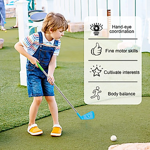 Liberry Kids Golf Club Set, Retractable Toy Golf Clubs for Toddlers, Mini Golf Set for Children Age 3 4 5 Years Old