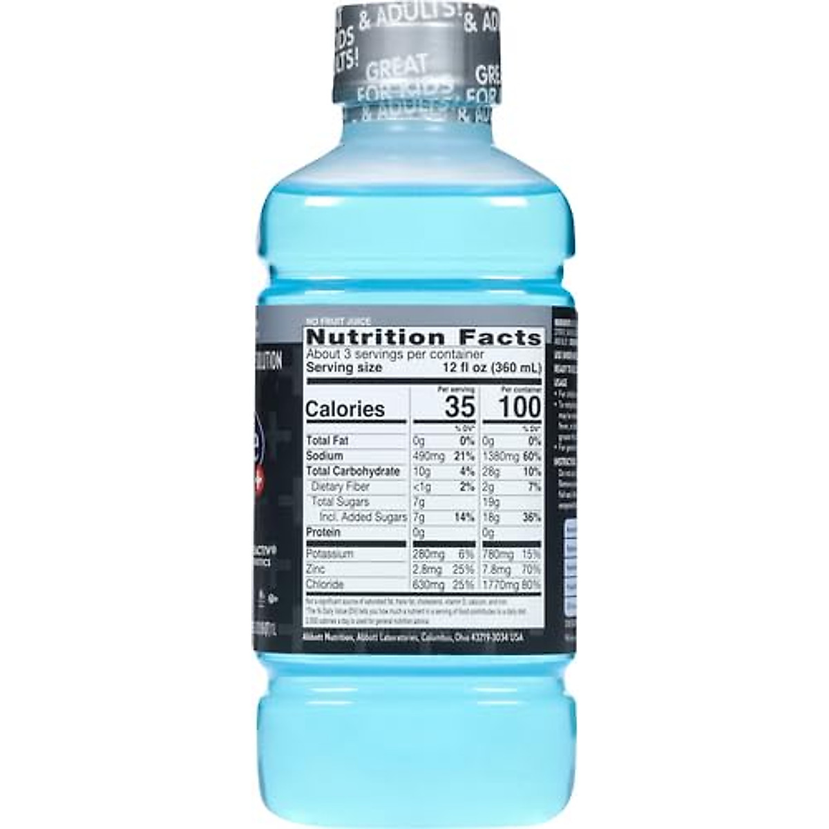 Pedialyte AdvancedCare Plus Berry Frost, 33.8 Fl Oz Bottle