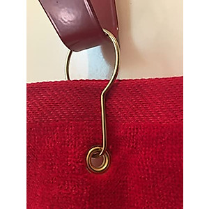 Bass Crest Embroidered Grommeted Tri-Fold Fishing Towel, Personalized (Navy Blue)