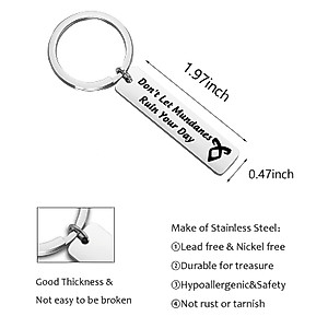 WSNANG Shadow TV Show Hunters Inspired Gift Angelic Power Keychain Don't Let Mundanes Ruin Your Day (Ruin Your Day K)