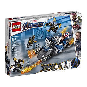 LEGO Marvel Avengers Captain America: Outriders Attack 76123 Building Kit (167 Pieces)