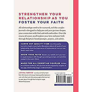 52-Week Christian Couples Journal: Prompts and Prayers to Strengthen Your Relationship with Each Other and Your Faith