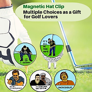 Artpreti Golf Ball Marker with a Standard Magnetic Hat Clip, Just Tap It in - Funny Golf Ball Marker Hat Clip for Men Women, Premium Golf Gifts Golf Accessories for Golf Lovers…