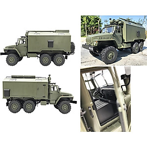 Simulation Rc Military Truck Remote Control RTR 2.4G All-Terrain RC Truck Car 6WD Off-Road Crawler 1:16