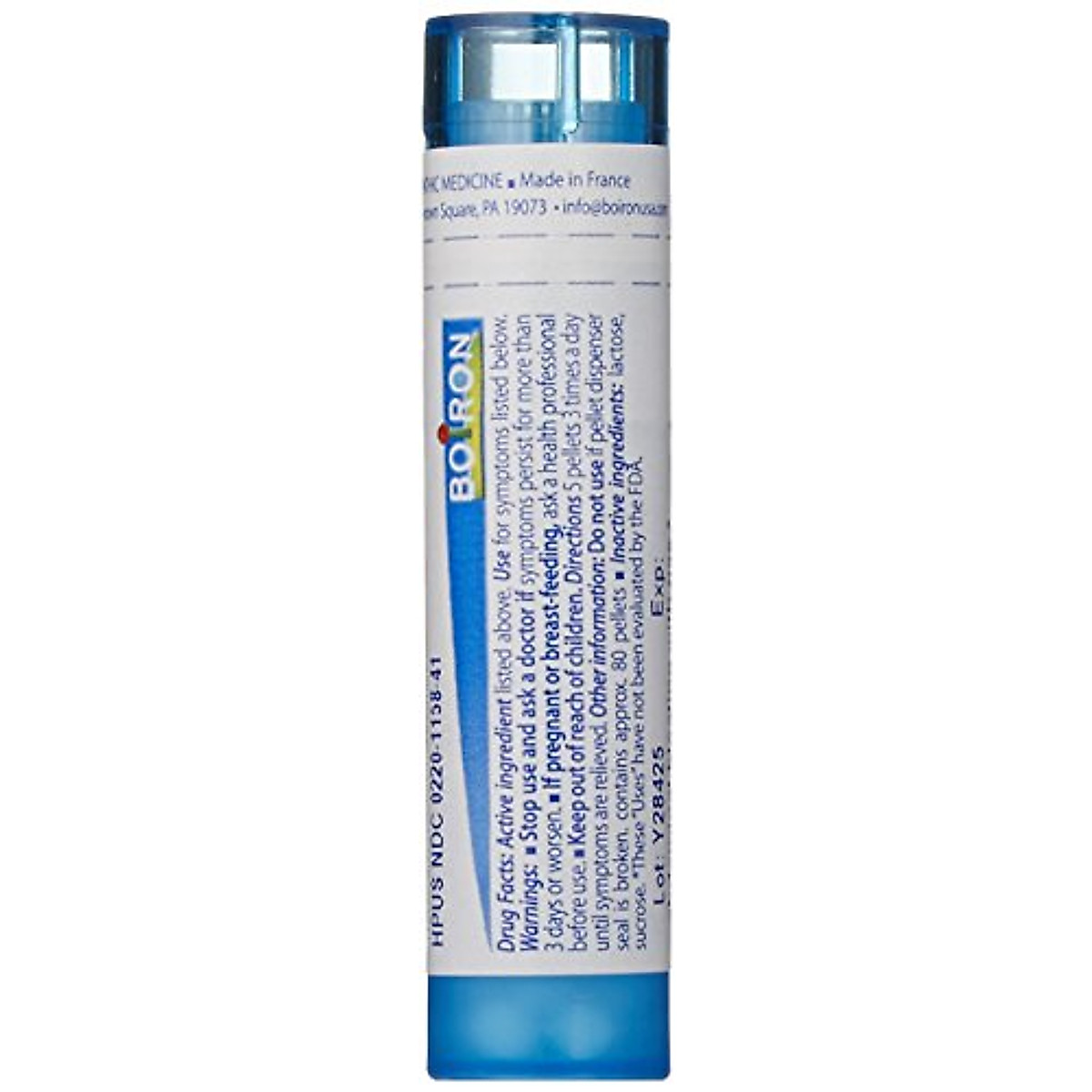 Boiron Carbo Vegetabilis 6C (Pack of 5), Homeopathic Medicine for Bloating and Gas