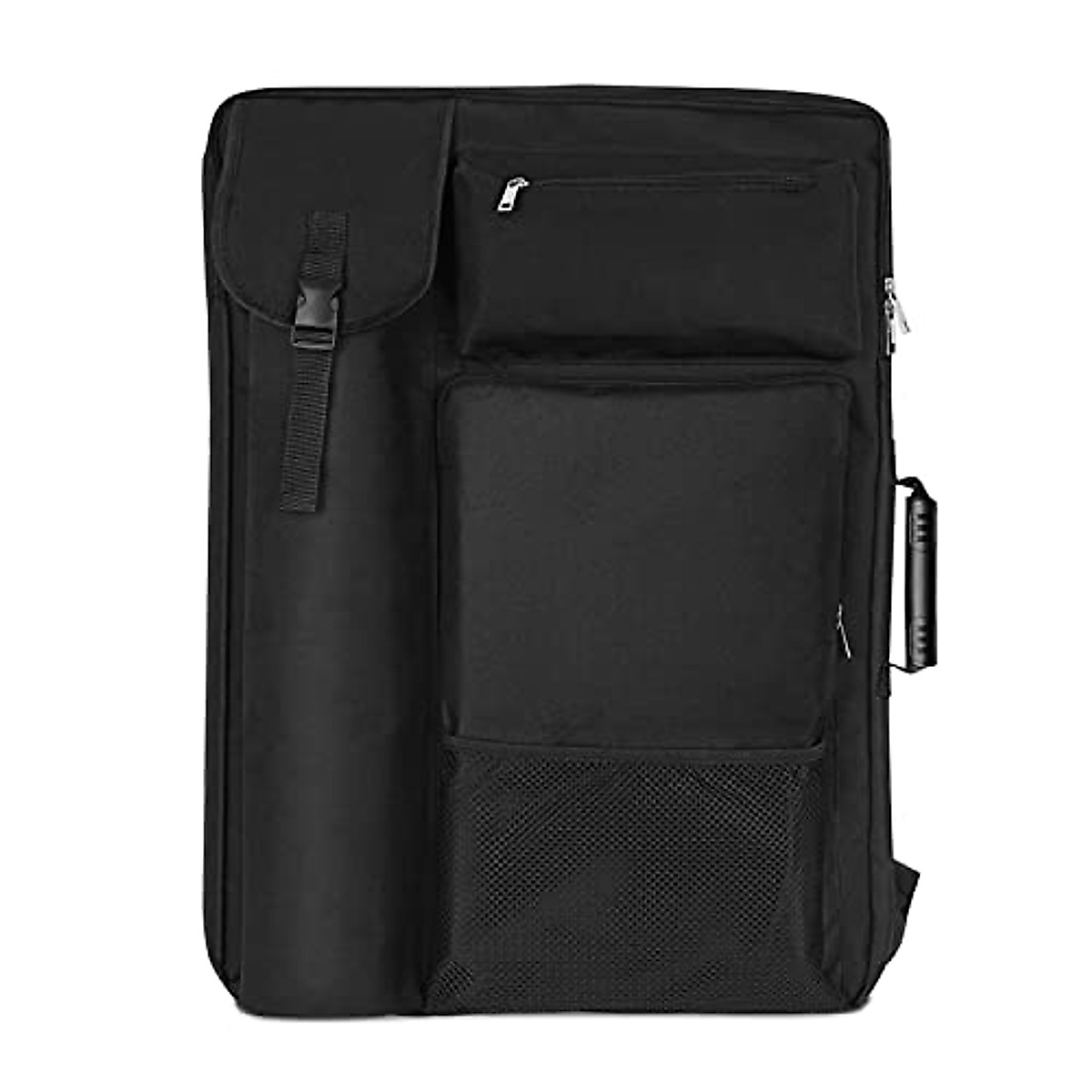 TreochtFUN Art Portfolio Case 18 X 24,Art Portfolio With Backpack & Tote Bag For Artwork,Medium Art Case Size(Black)