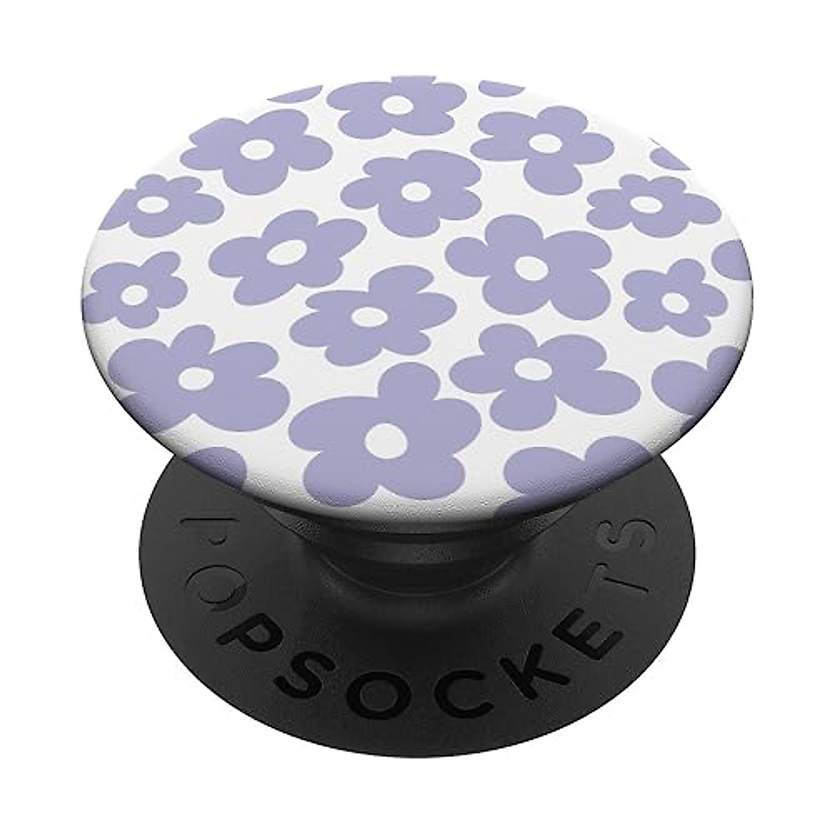 Aesthetic Lilac Light Purple Flowers Retro Daisy PopSockets Standard PopGrip