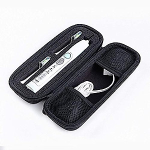Case Compatible with Philips Sonicare 4100 5100 6100 6500 9300 9500 9700 9750 Rechargeable Electric Toothbrush.Electric Toothbrush Travel Case Carrying Case with Mesh Pocket for Accessories Charger.