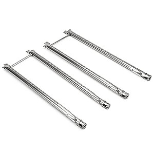 Stanbroil Stainless Steel Burner Tube Set Fits Weber Summit 400/425/ 450 Gas Grills Grill Burner Tube for Summit 4 Burner Grills - Replacement Parts for Weber 40428